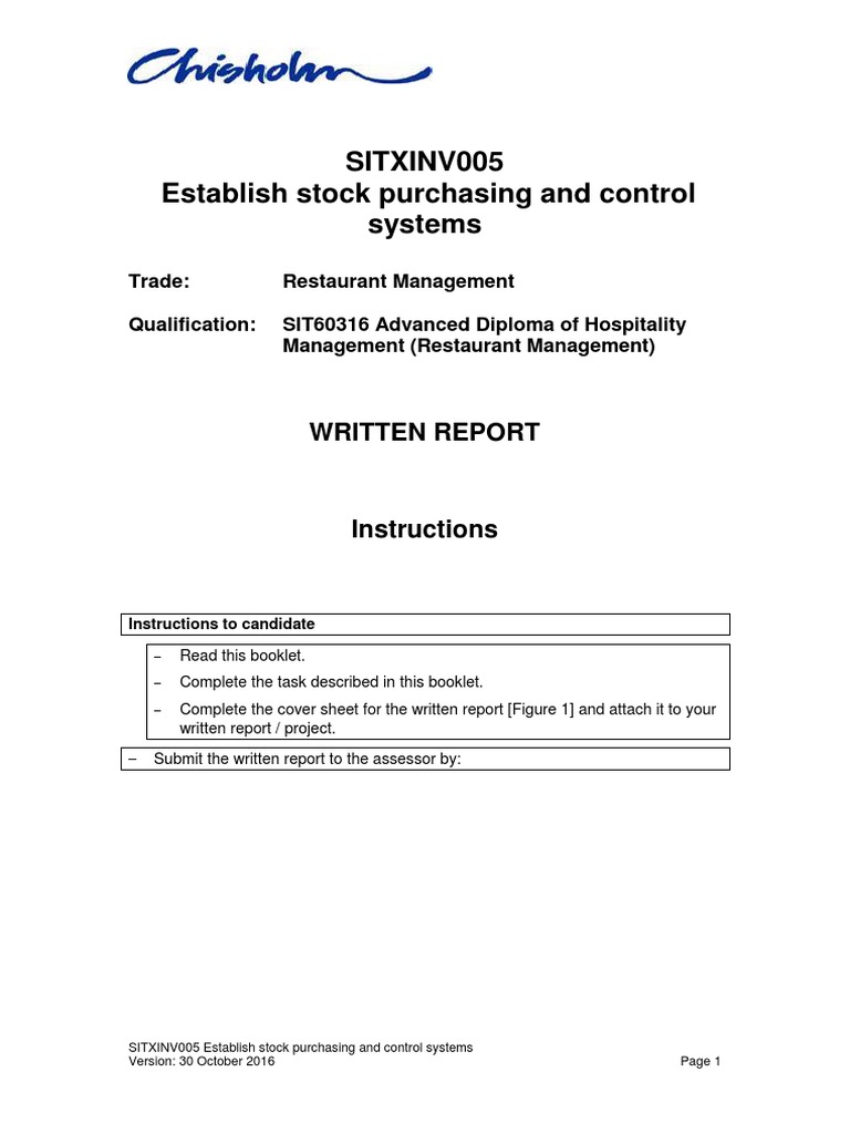 Establishing and Maintaining Stock in McDonald's | PDF | Inventory ...