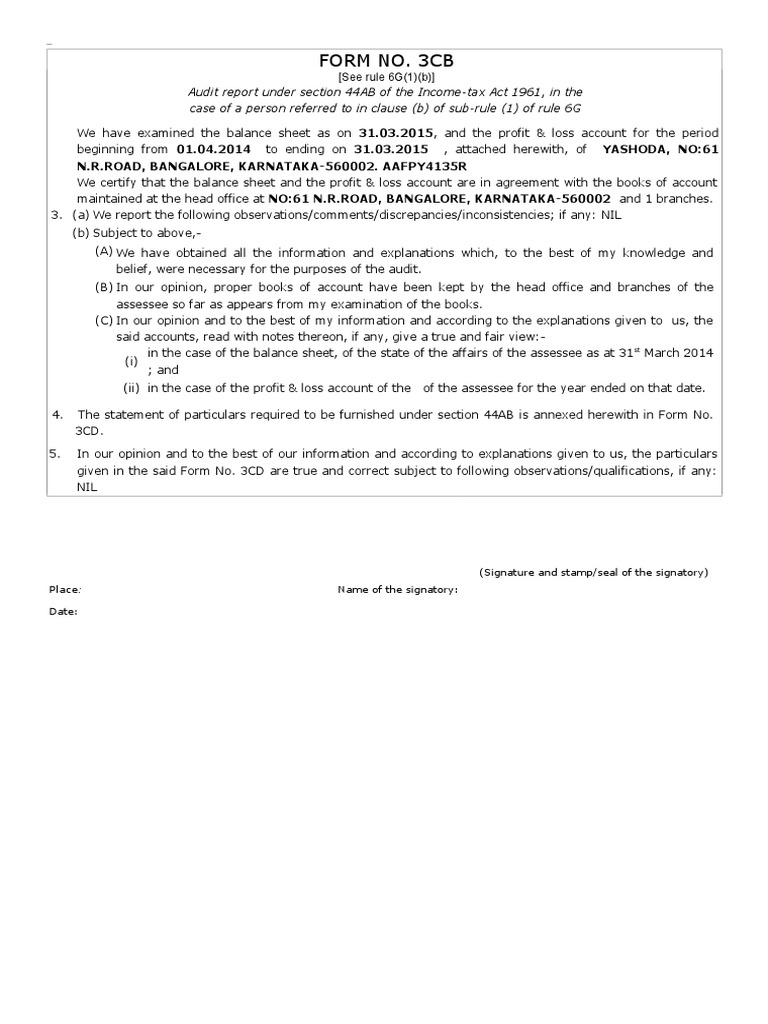 Audit Report AY15-16 | PDF | Cheque | Payments