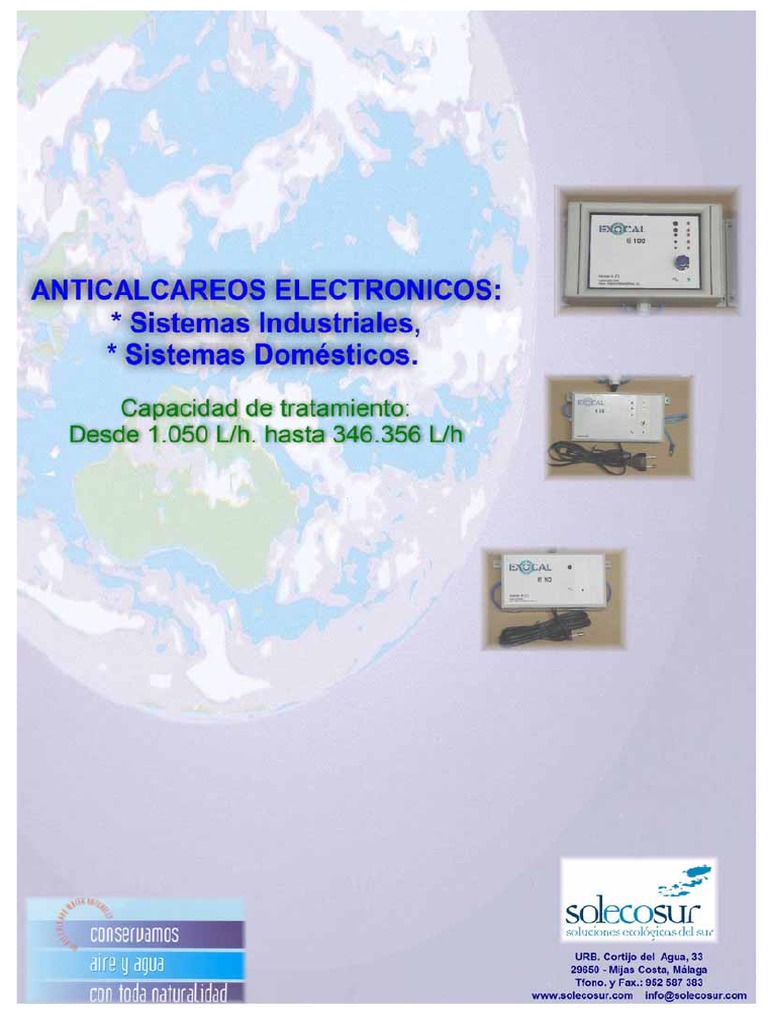 Anticalcareo EXOCAL | PDF | Calcio | Agua