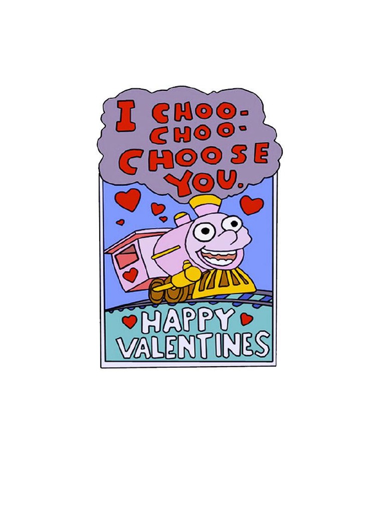 Carta Simpsons San Valentin