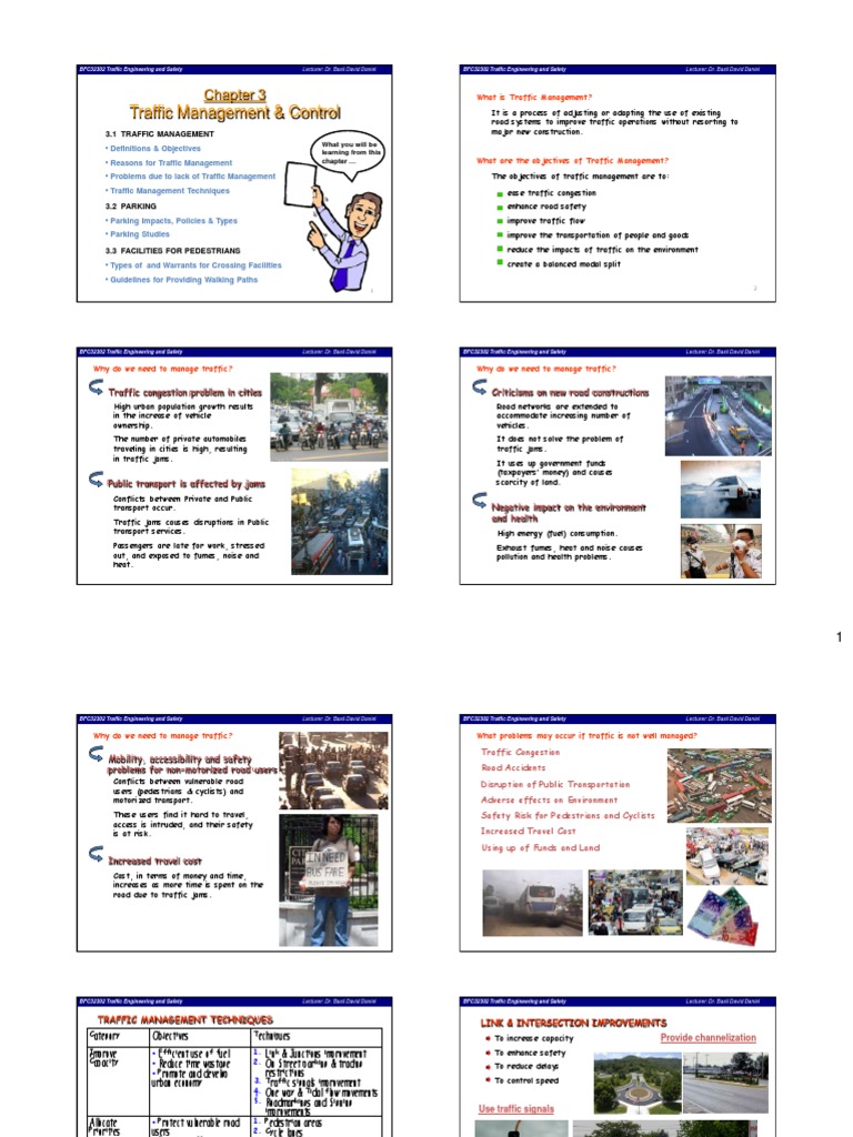 BFC32302 Chapter 3 PDF | PDF | Traffic | Parking