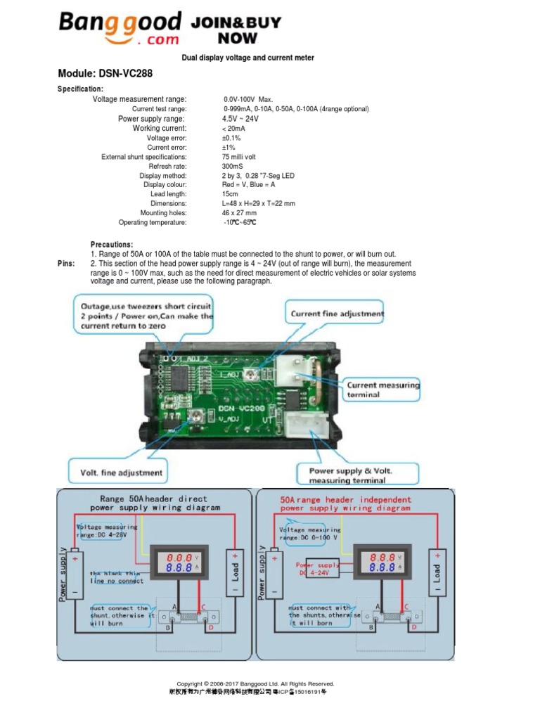 DSN VC288 | PDF