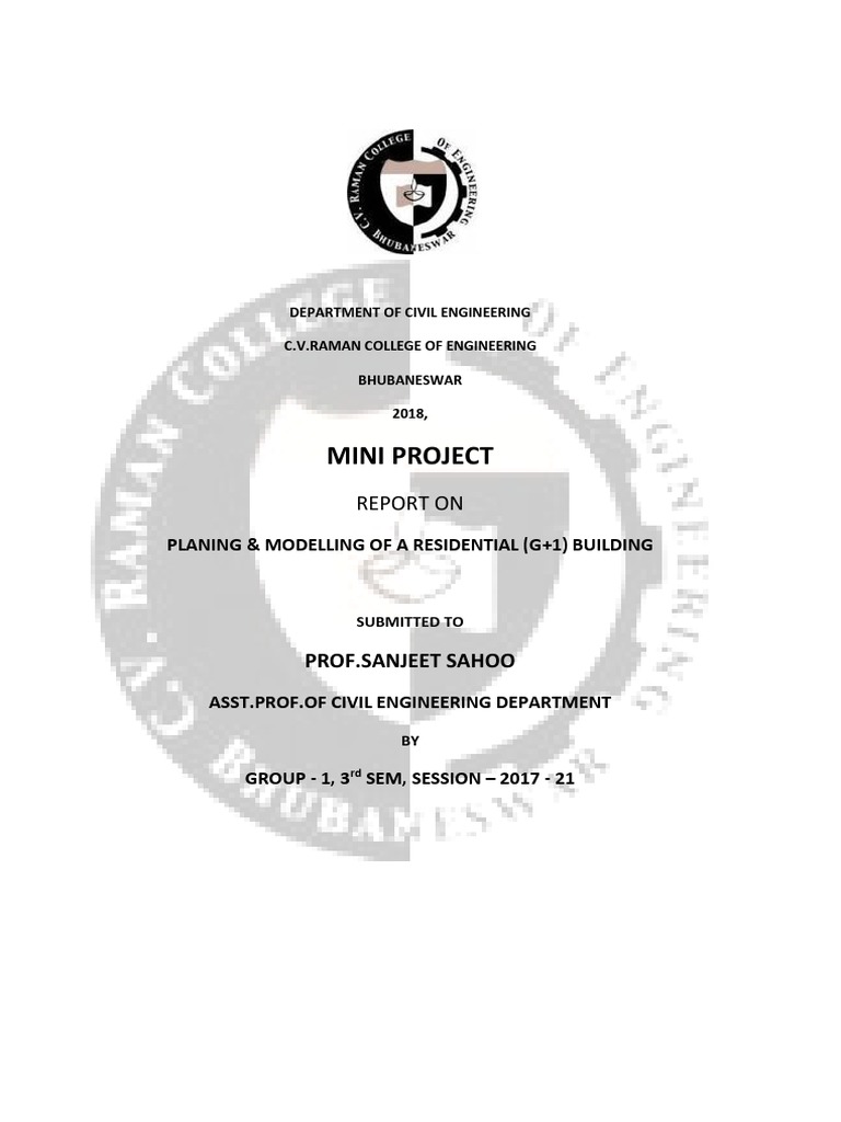 Mini Project Report | PDF | Plaster | Building