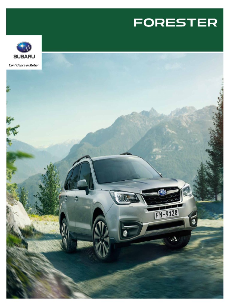 Forester Ph 2019 Brochure Philippines Pdf Transmission Mechanics