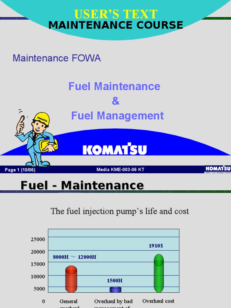 0009 Fuel Maintenance | PDF | Filtration | Pump