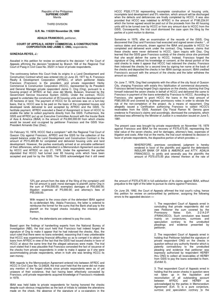 Forgery Cases | PDF | Lawsuit | Cheque