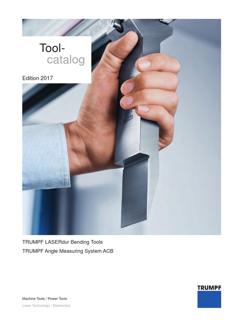 TRUMPF-bending-tools-catalog-EN.pdf | Sheet Metal | Technology