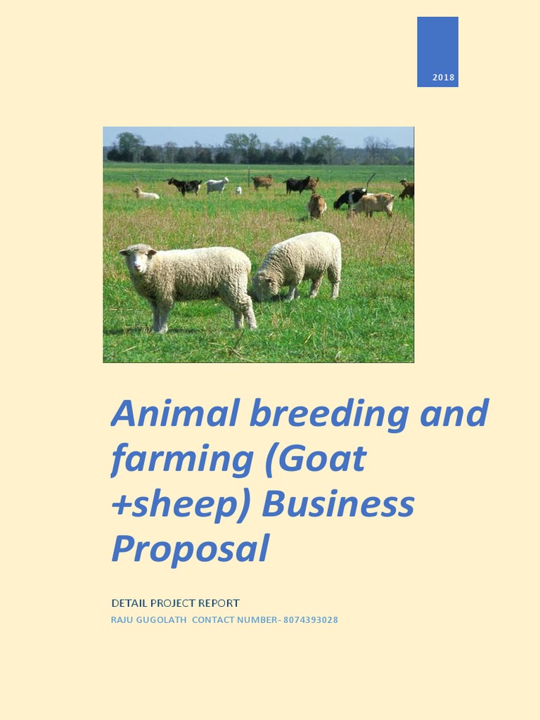 Animal Breeding DPR (Raju Gugloath) Updated PDF | PDF | Sheep | Goat
