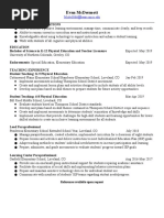 CV Deped Sample | PDF | Teachers | Classroom