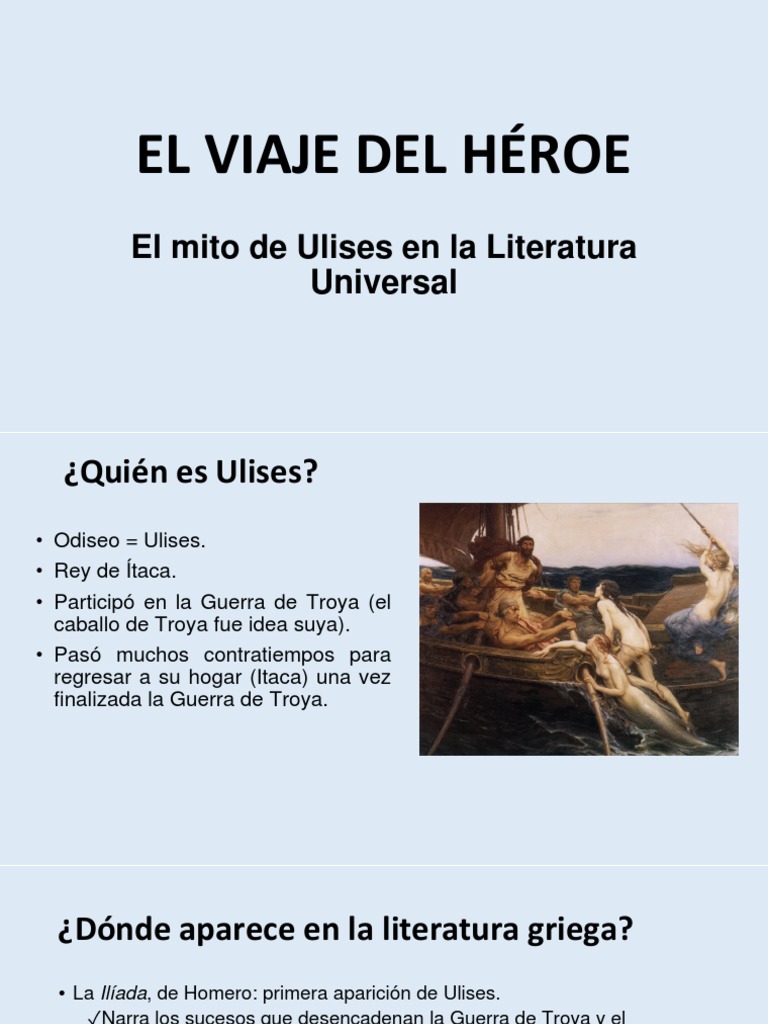 Mito de Ulises | PDF | Odiseo | guerra troyana