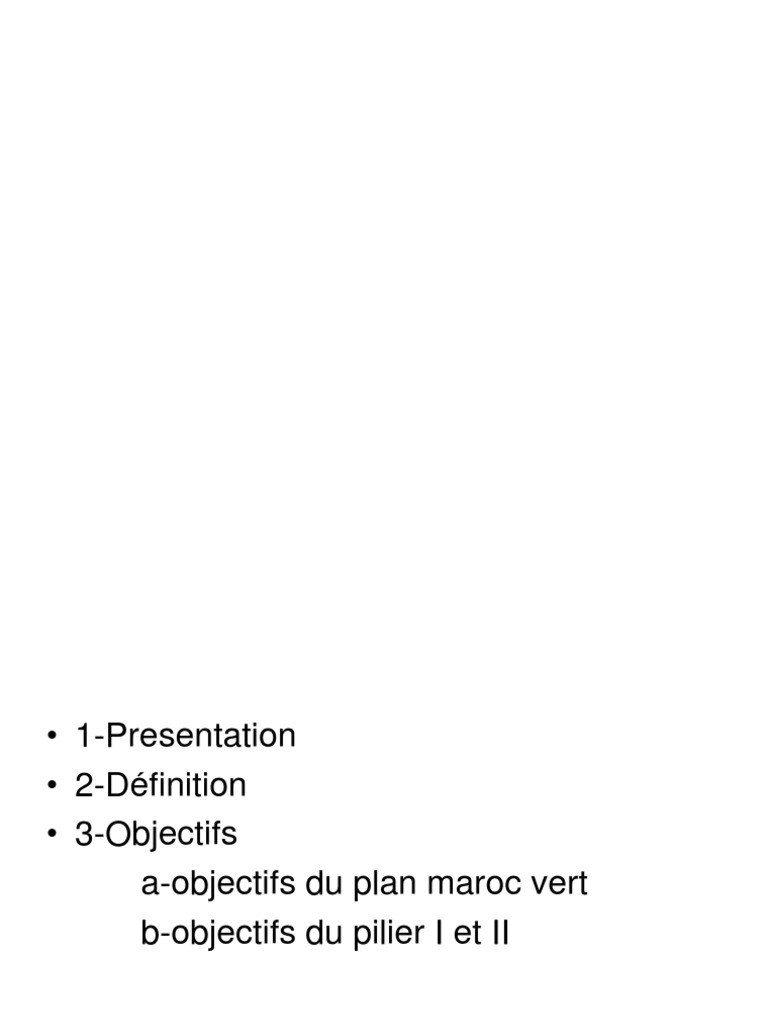 Plan Maroc Vert : Stratégie Agricole 2023 | PDF | Maroc | Agriculture