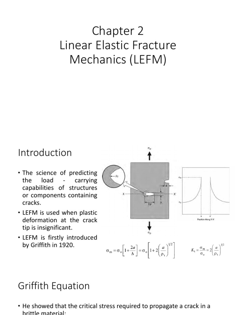 Linear Elastic Fracture Mechanics (LEFM) | PDF