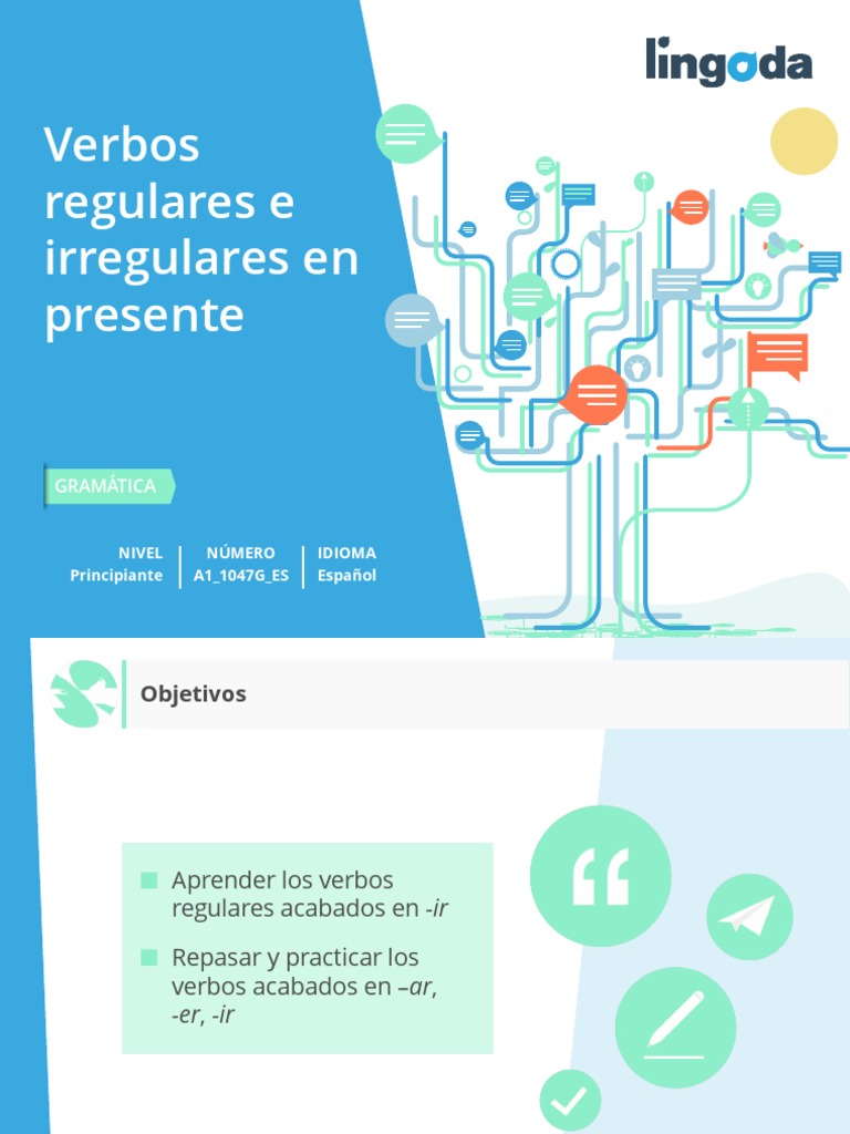 Verbos Regulares e Irregulares | PDF | Lengua española | Verbo