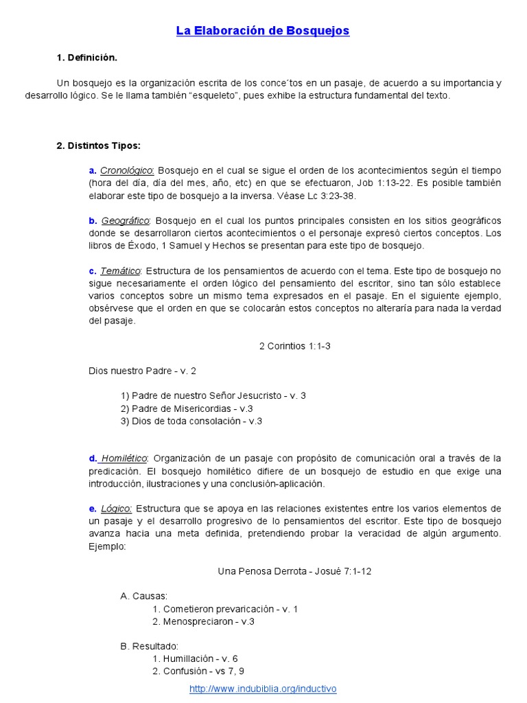 Tipos y Usos de Bosquejos Efectivos | PDF | Verdad | Jesús