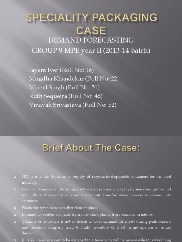 DEMAND FORECASTING GROUP | PDF | Forecasting | Regression Analysis