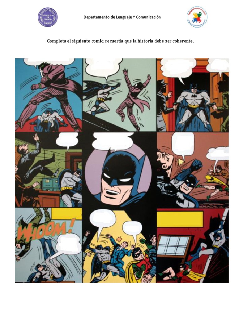 Completa El Siguiente Comic | PDF