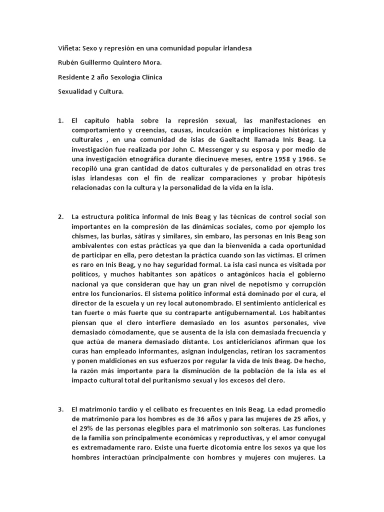 Viñeta Inis Beag | PDF | Matrimonio | La sexualidad humana