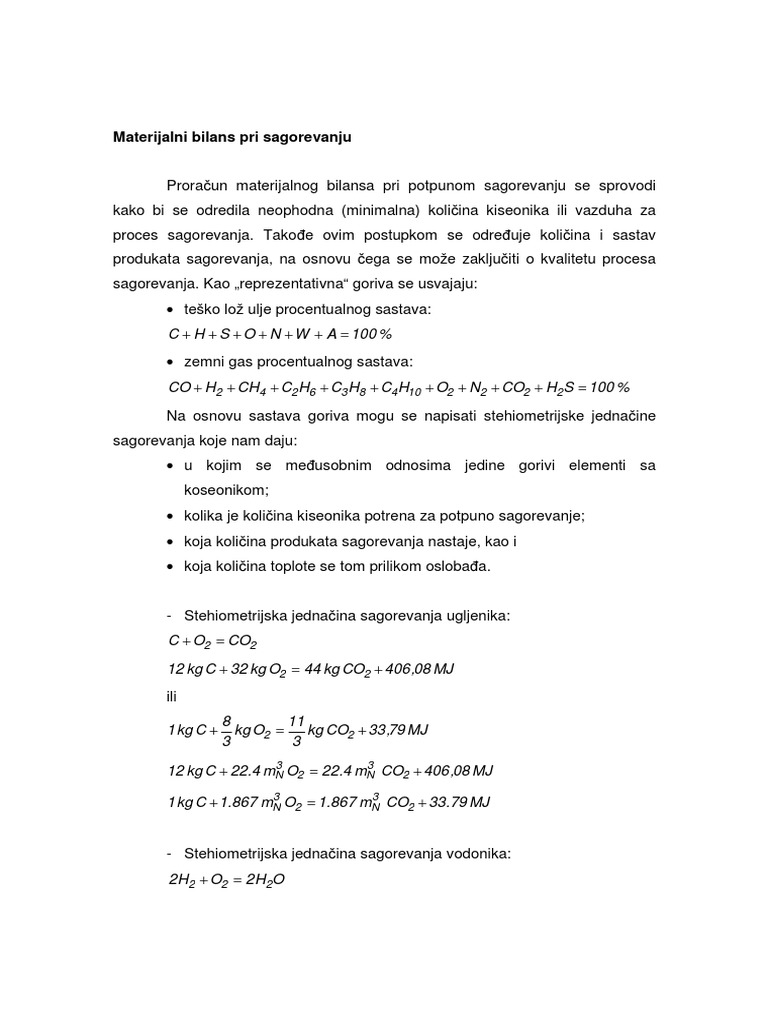 Sagorevanje | PDF