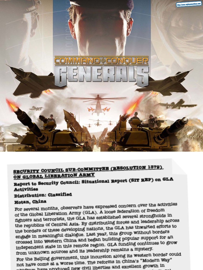 Command and Conquer - Generals - UK Manual - PC | PDF | Microsoft Windows | Advanced Micro Devices