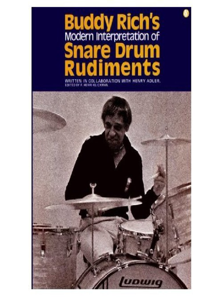 Buddy Rich S Modern Interpretation of Snare Drum Rudiments | PDF