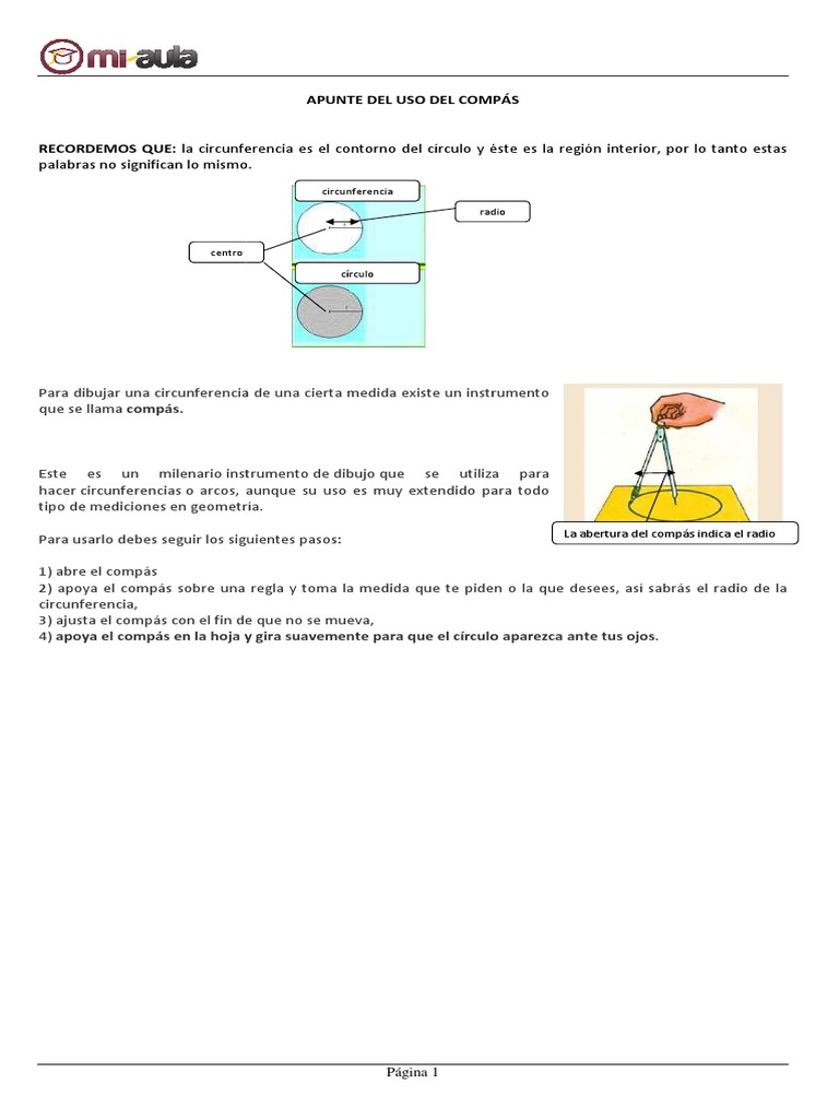 Apunte-2 Uso Del Compas Nb5 Geo1 1 | PDF