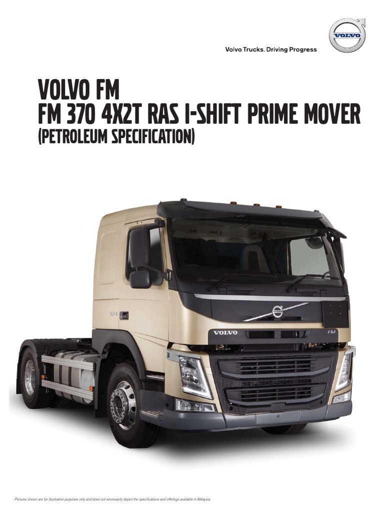 Volvo FM 370 4X2T Specifications | PDF | Manual Transmission ...