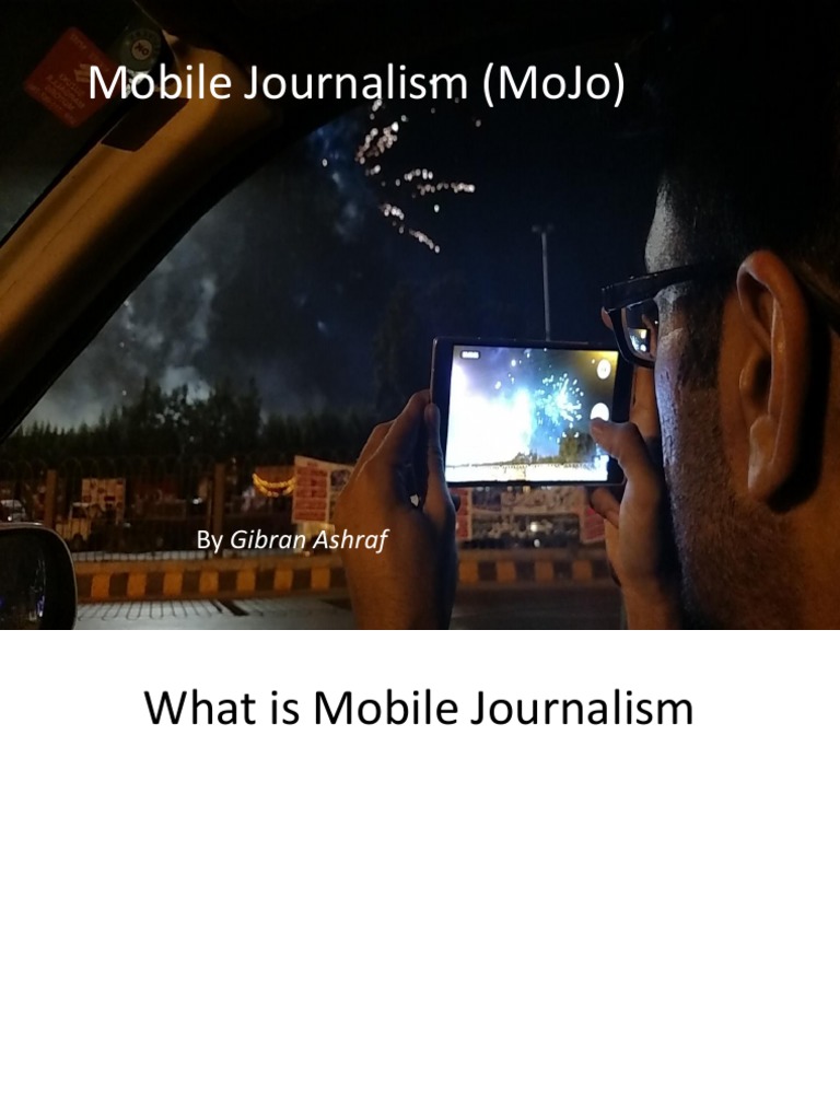 Mobile Journalism Pdf Mobile Phones Smartphone