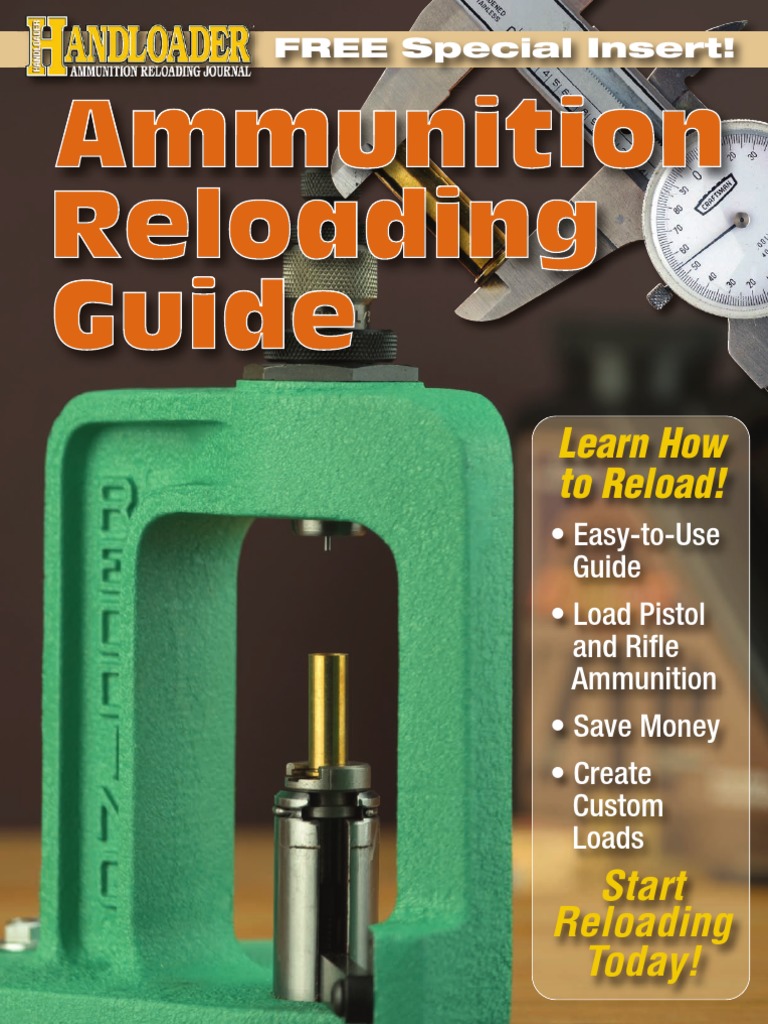 Ammo Reloading Guide PDF | PDF | Cartridge (Firearms) | Firearms