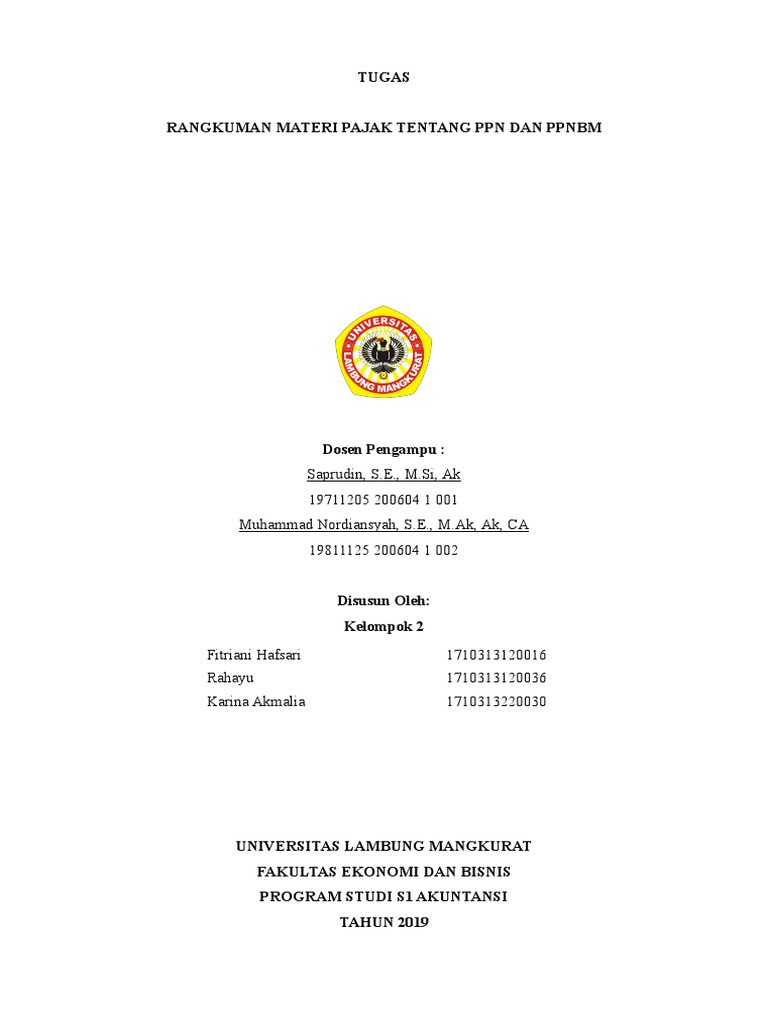 Panduan Lengkap PPN dan PPNBM | PDF