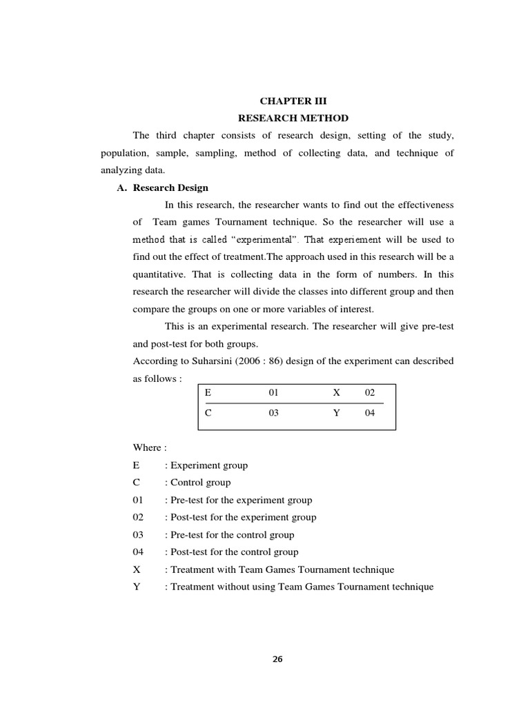 Bab Iii | PDF | Experiment | Validity (Statistics)