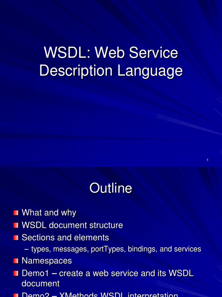 WSDL: Web Service Description Language | PDF | Web Service | Soap