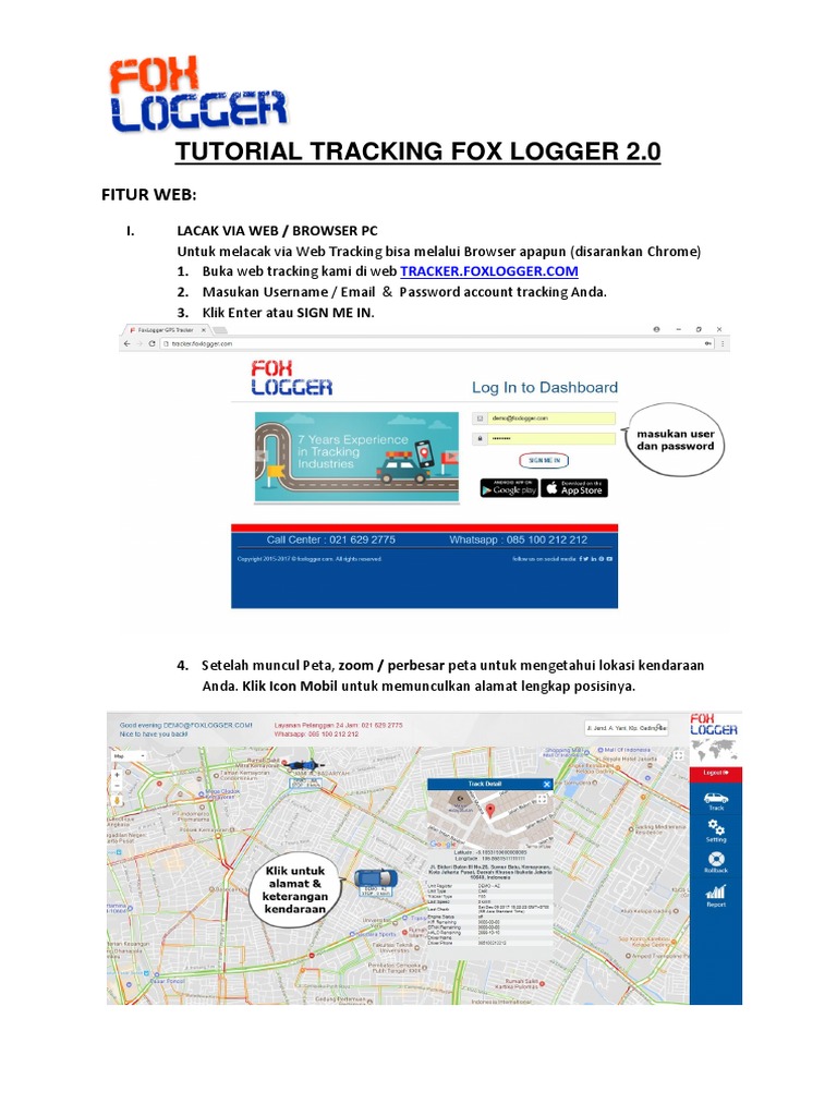 Tutorial Penggunaan Web Fox Logger 2018 | PDF