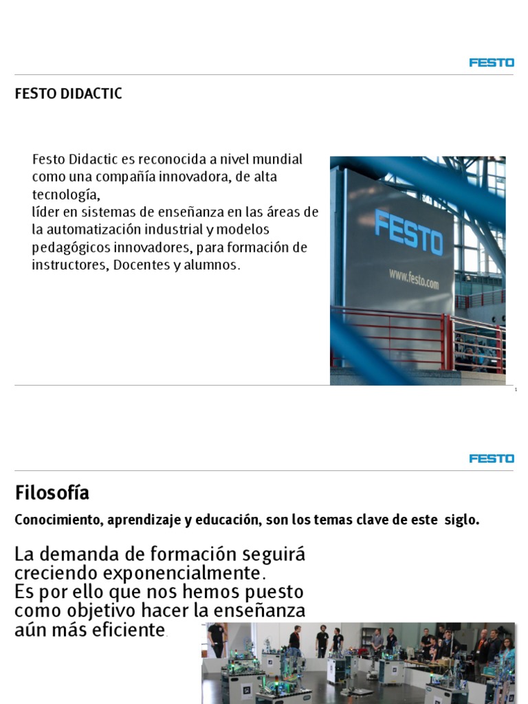 Festo Didactic | PDF | Modificación de comportamiento | Aprendizaje