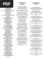 Graduation Songs: A New Beginning | PDF