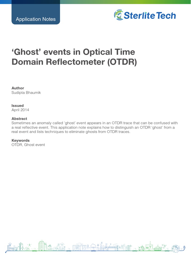Ghost Events In Optical Time New Pdf Optical Fiber Optics