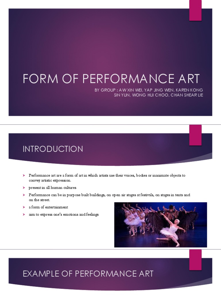 Performance Art: A Cultural Expression | PDF | Puppetry | Theatre