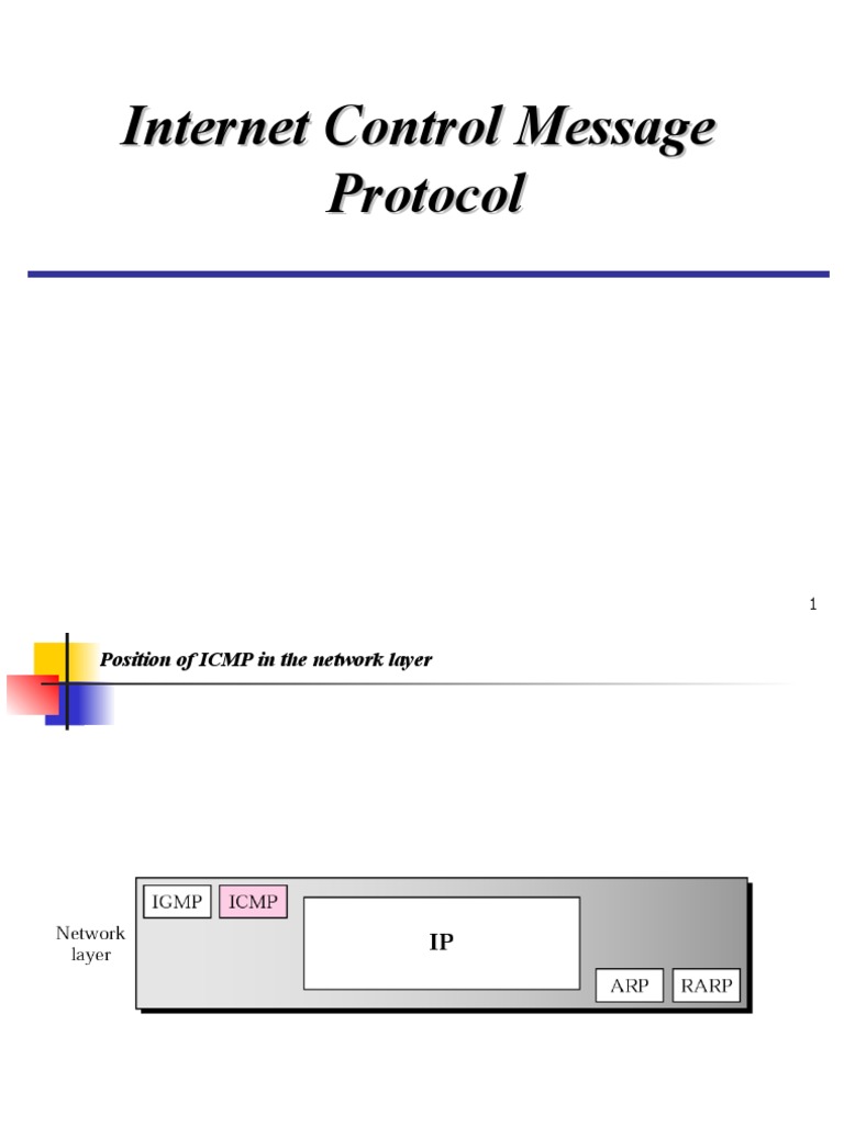 Internet Control Message Protocol | PDF | Computer Architecture | Internet Standards