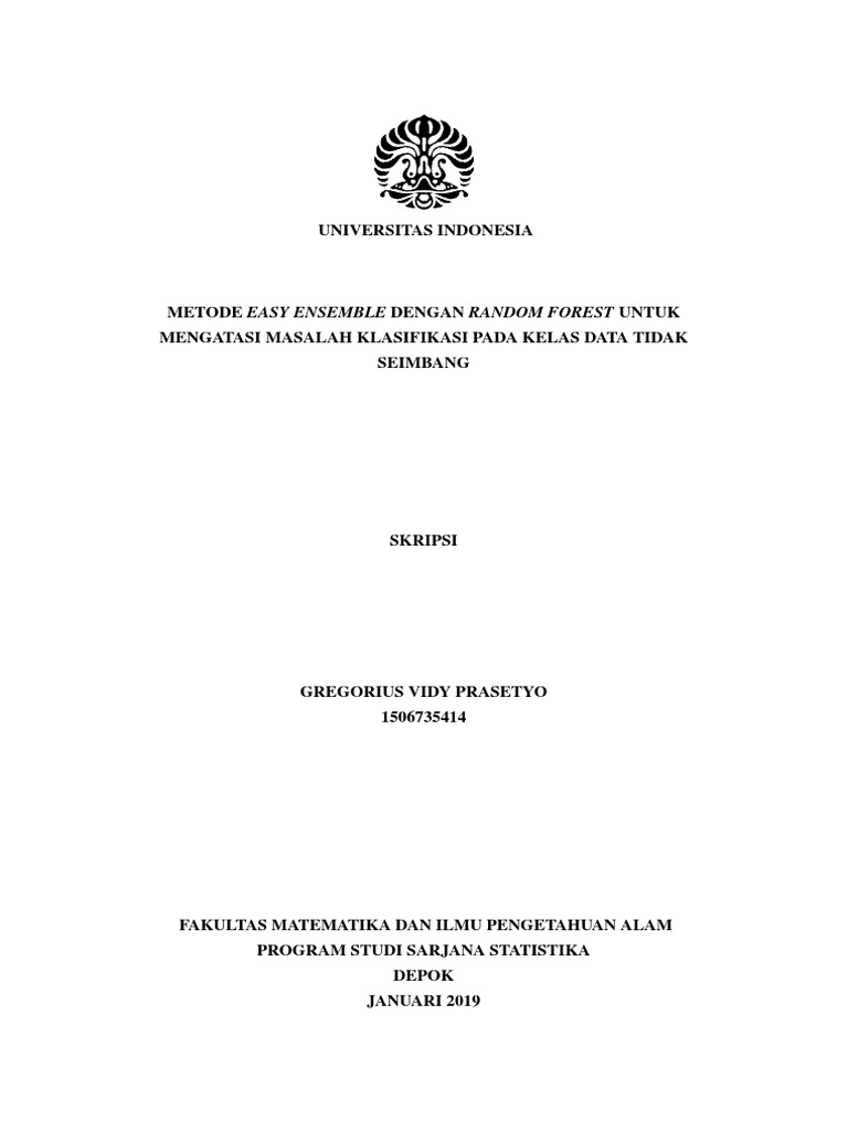 Skripsi - Gregorius Vidy - 1506735414 PDF | PDF