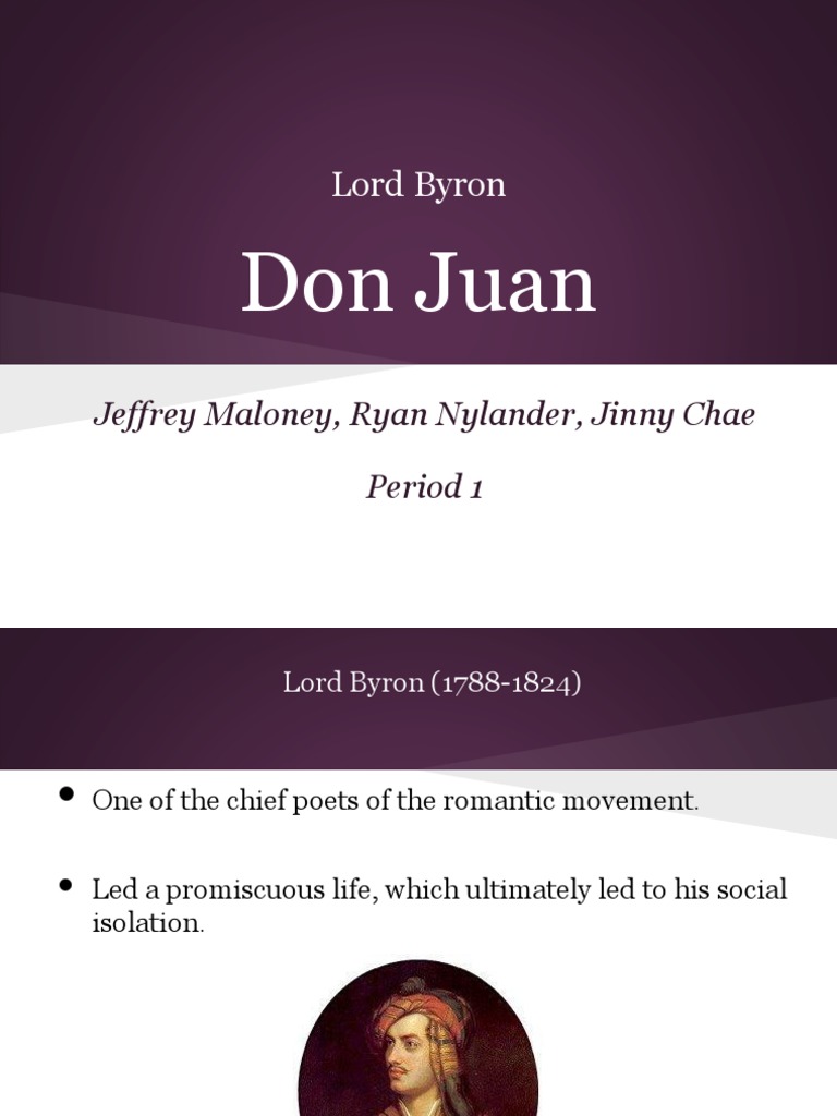 Don Juan: Lord Byron | PDF
