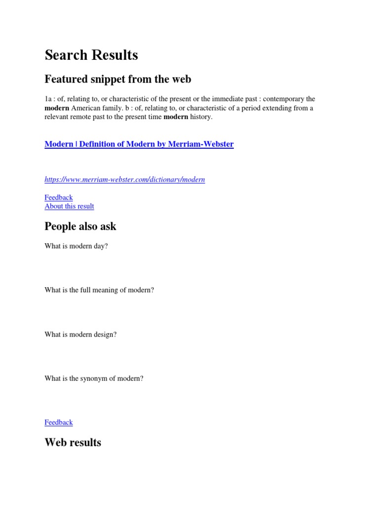 Search Results: Featured Snippet From The Web | PDF | Dictionary ...