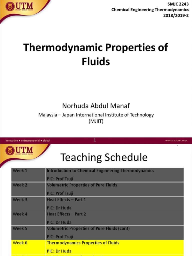 Thermo Fluids 10.3.19 | PDF | Thermodynamics | Enthalpy