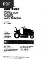 Craftsman lt2000 19.5 hp manual store