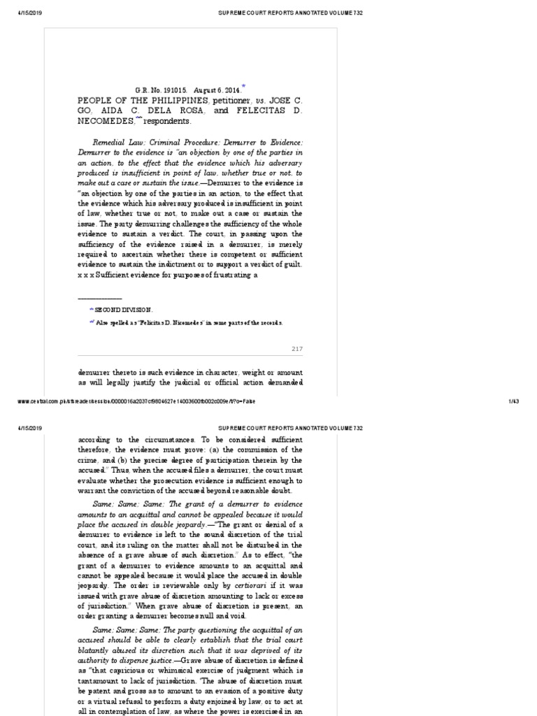 Jose Go Rule 119 | PDF | Demurrer | Prosecutor