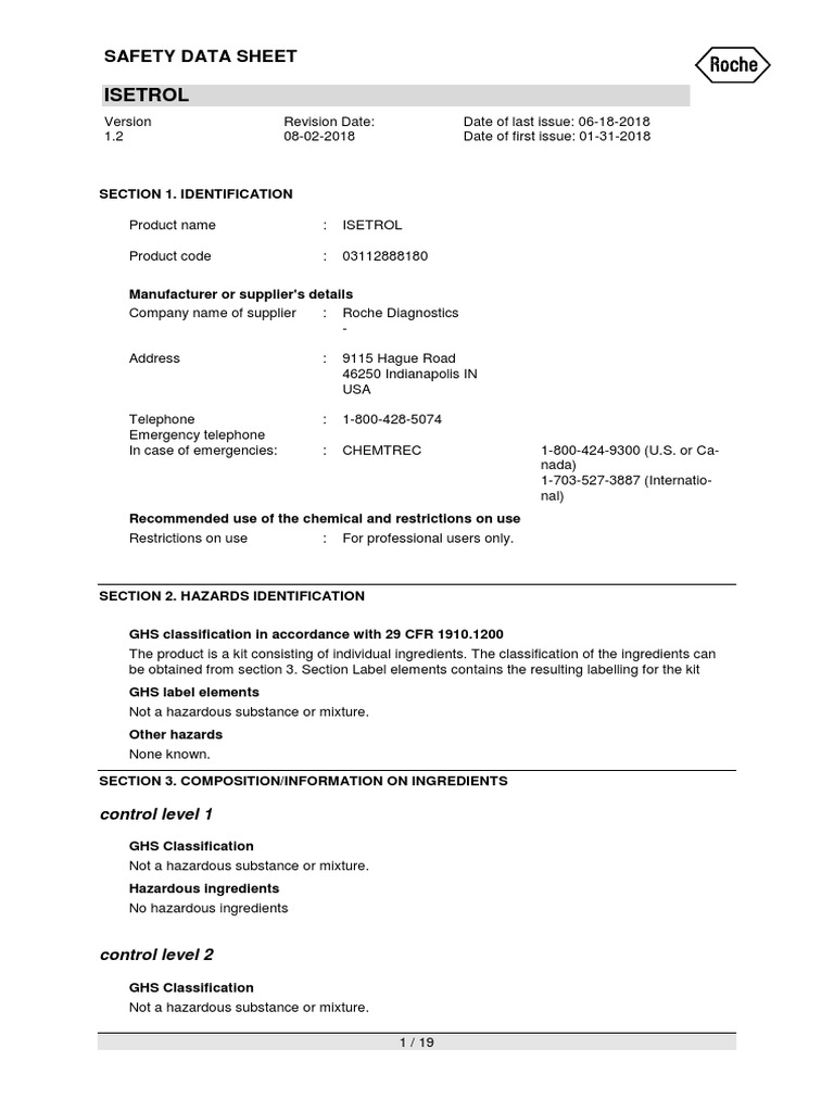 Isetrol | PDF | Solubility | Dangerous Goods