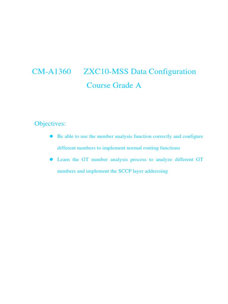 6 Data Configuration PDF | PDF | Telecommunications Standards | Computer Networking