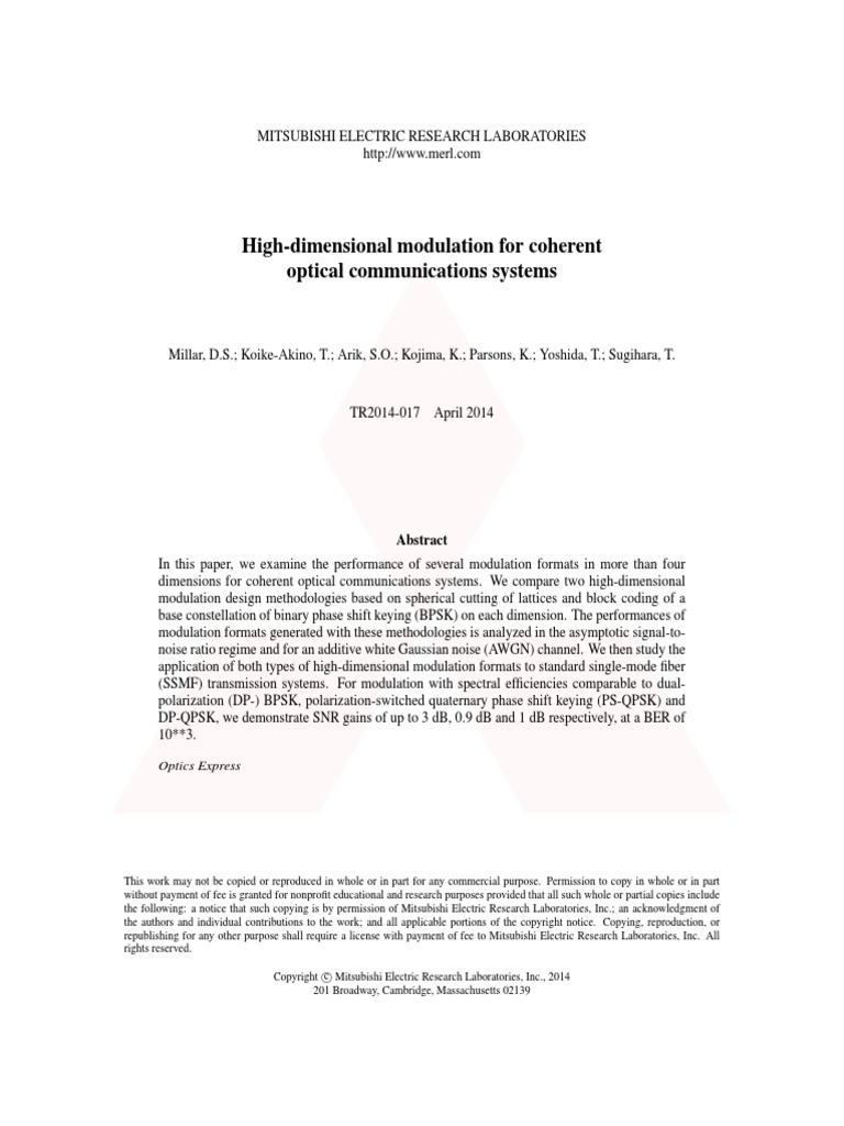 High Modulation PDF | PDF | Discrete Mathematics | Data Transmission
