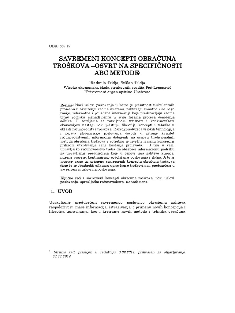 Abc Metoda PDF | PDF