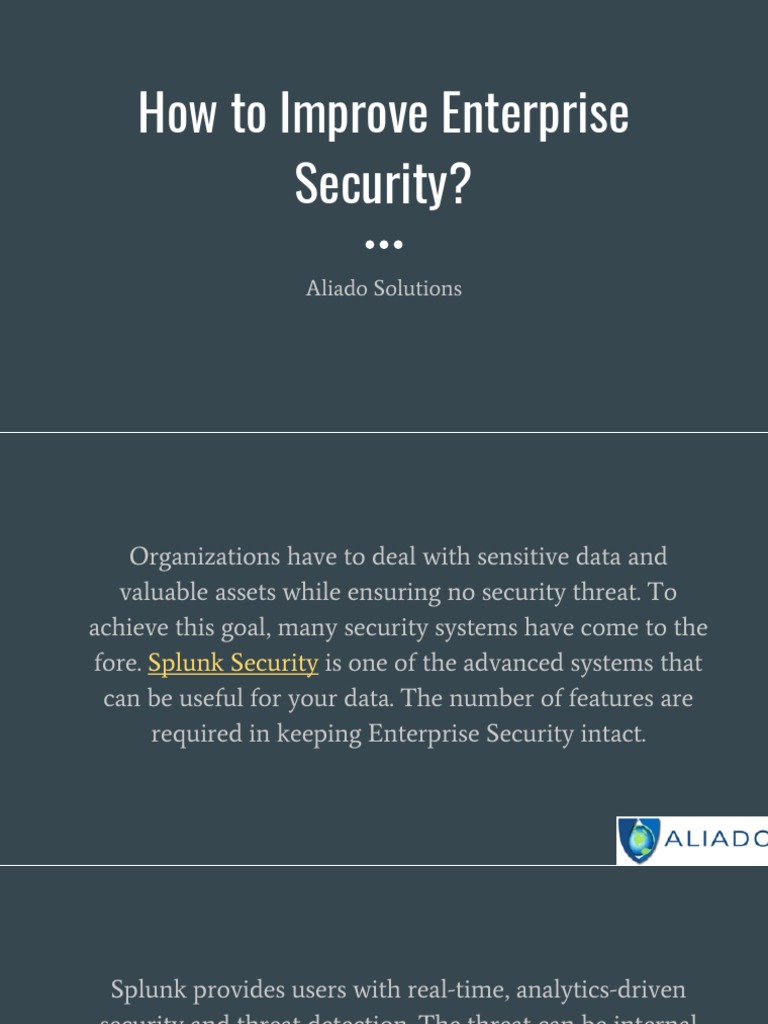 Enterprise Security with Splunk ES | PDF | Computers