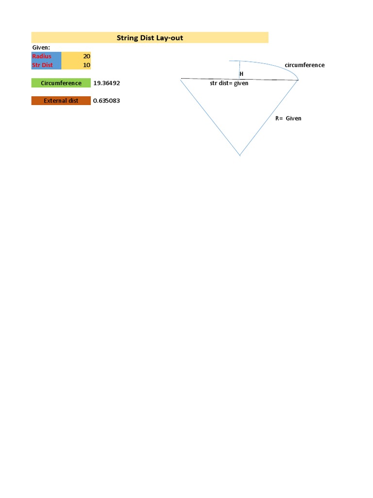 String Dist Layout Calculator | PDF
