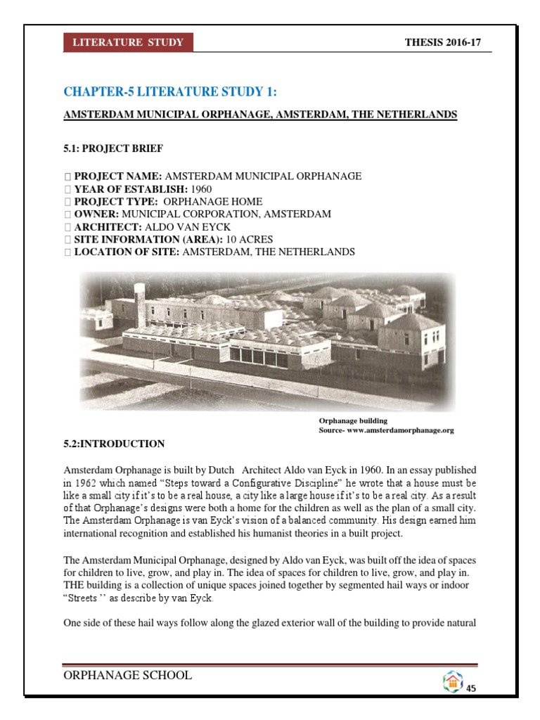 Amsterdam Orphanage Design by Aldo Van Eyck | PDF | Building | Shape